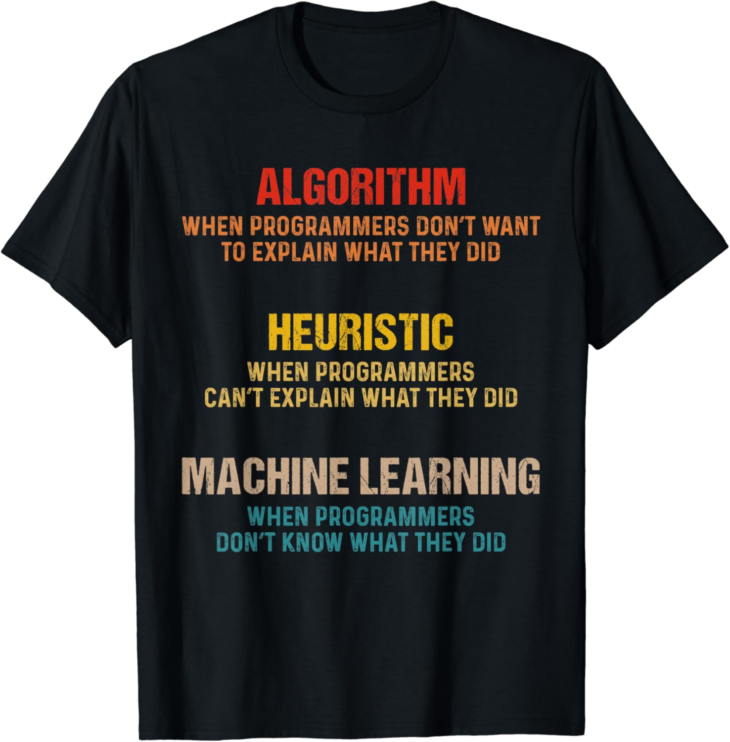 Programmers Funny Algorithm Heuristic Machine Learning